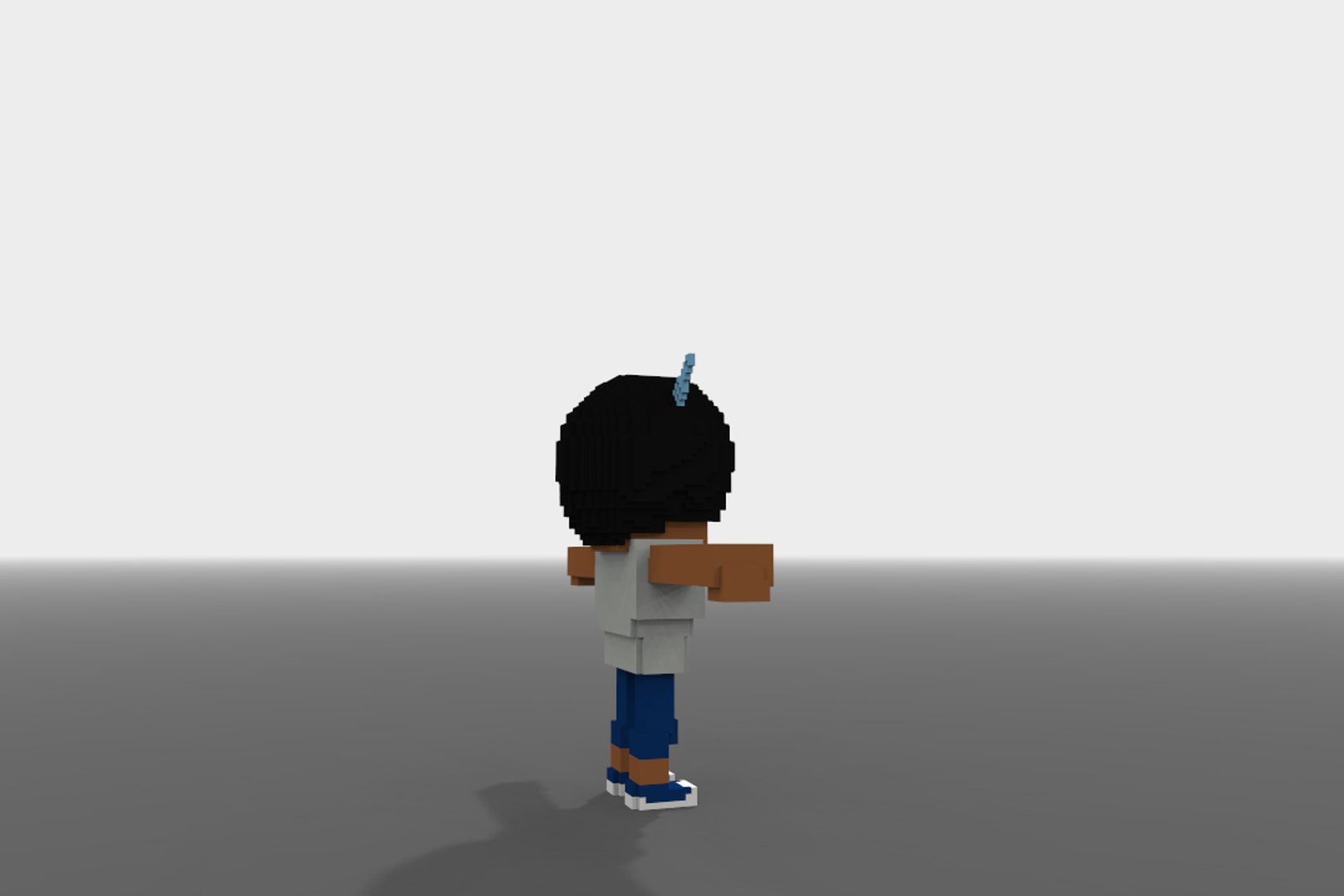 3D Voxel Man Model - TurboSquid 1308568