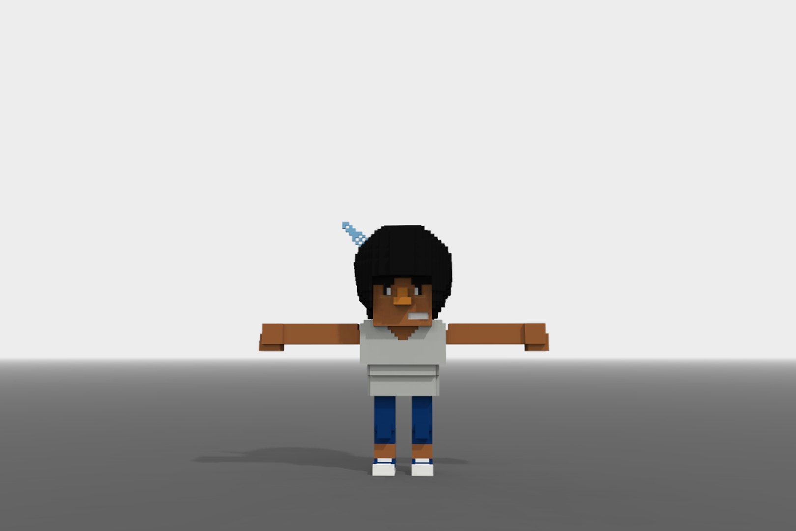 3D Voxel Man Model - TurboSquid 1308568