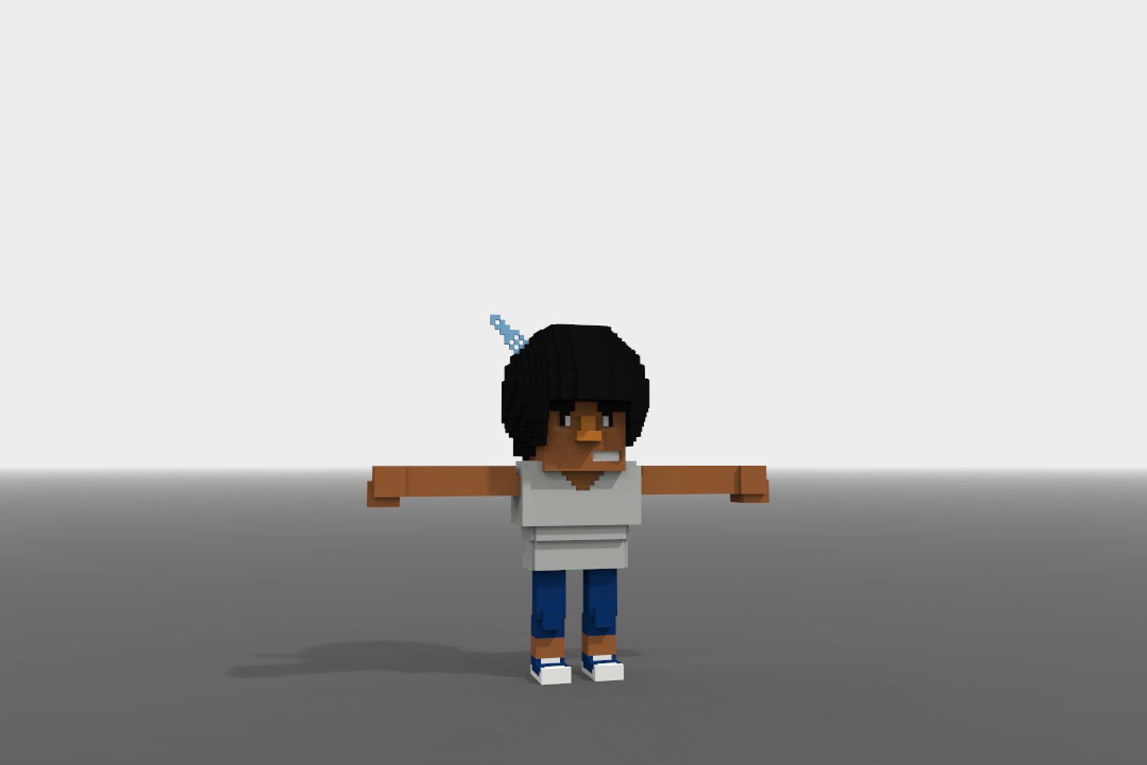 3D Voxel Man Model - TurboSquid 1308568