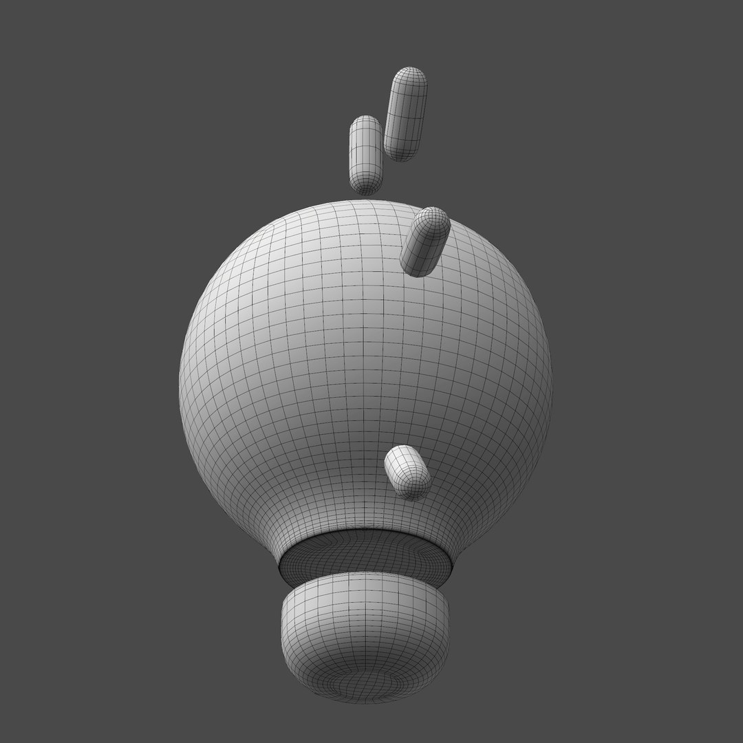 3D model Light bulb icon - TurboSquid 1884721