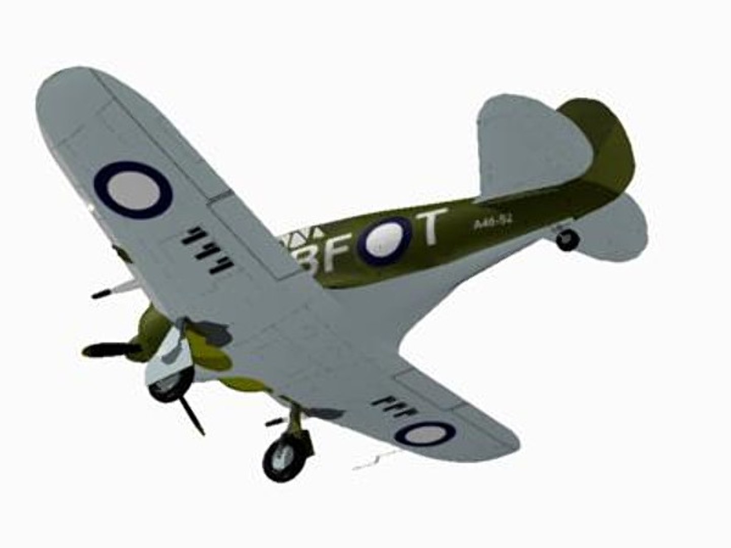 Australia Fighters Boomerang 3d Model