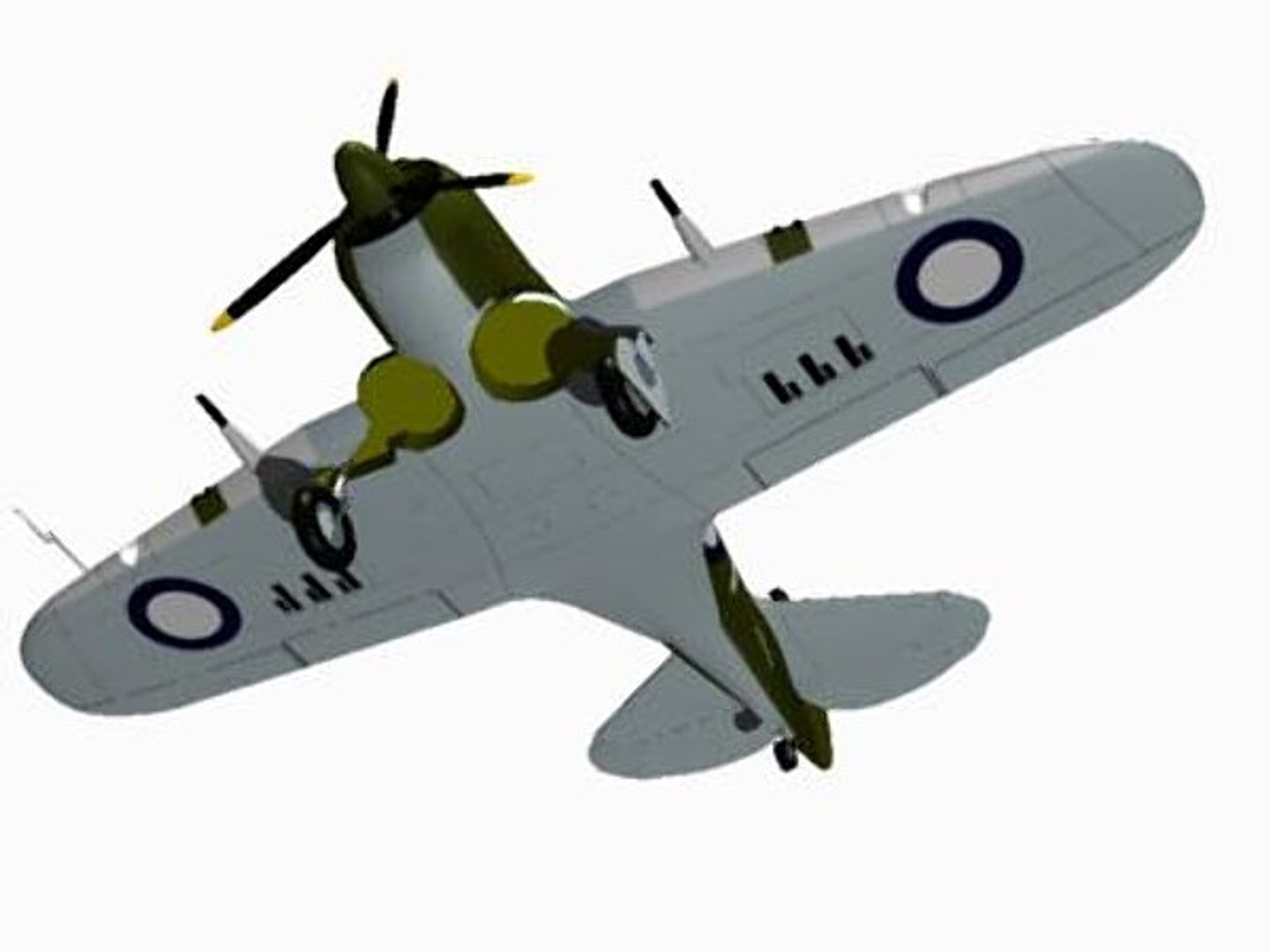 Australia Fighters Boomerang 3d Model