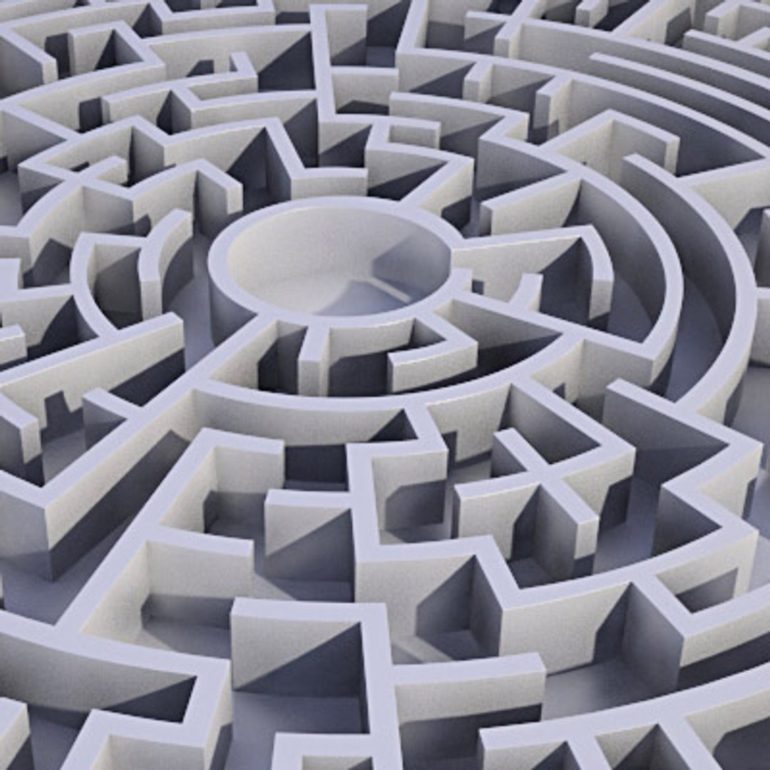 Set Circular Mazes 3d 3ds