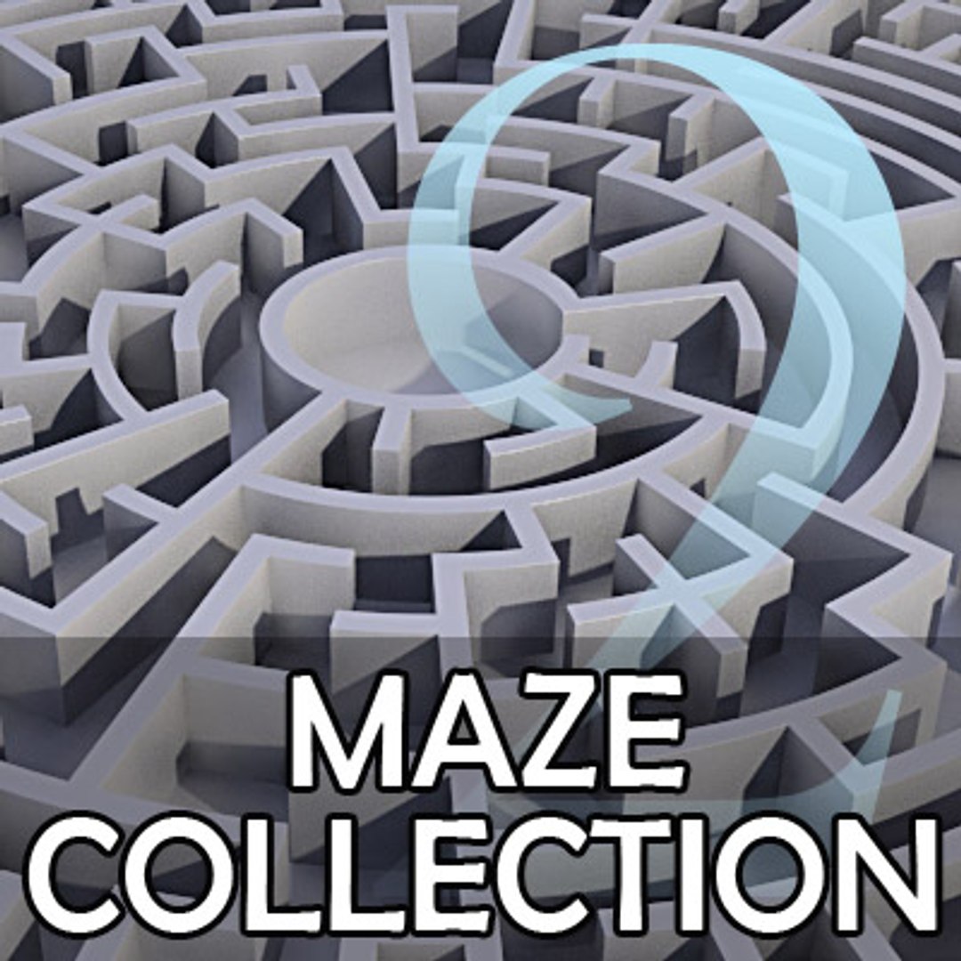 Set Circular Mazes 3d 3ds