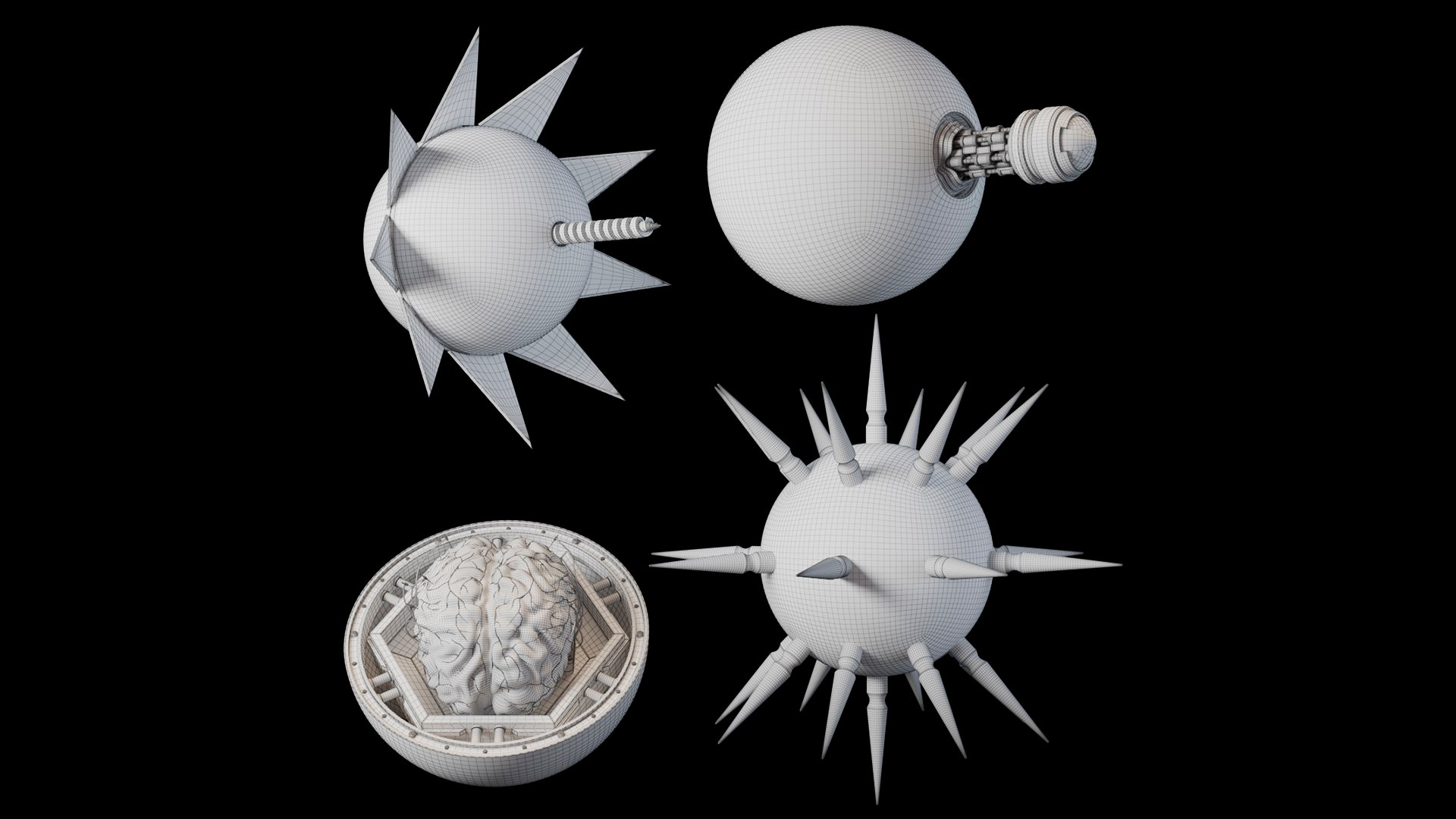 3D Phantasm Sentinel Spheres Part 2 Model - TurboSquid 1723026