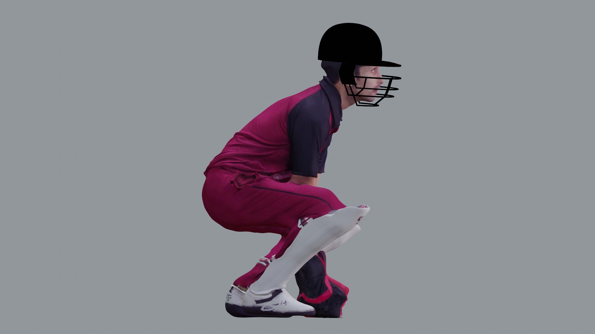 Wicket Keeper Cricketer 3D Model - TurboSquid 2028922