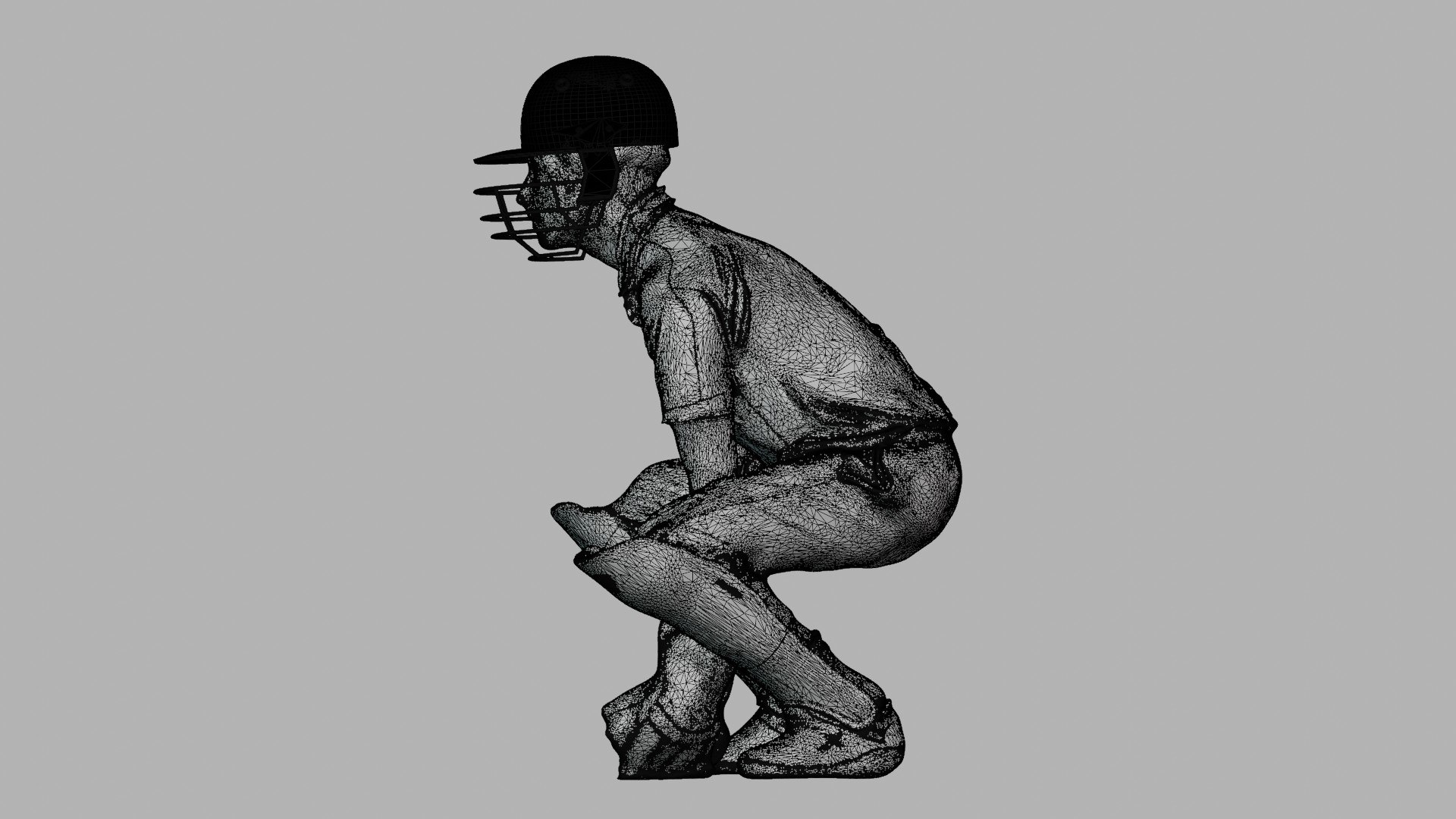 Wicket Keeper Cricketer 3D Model - TurboSquid 2028922