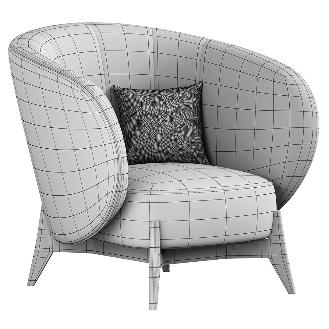 3D Tilar Armchair By Divanru - TurboSquid 2217008