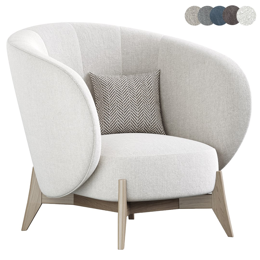 3D Tilar Armchair By Divanru - TurboSquid 2217008