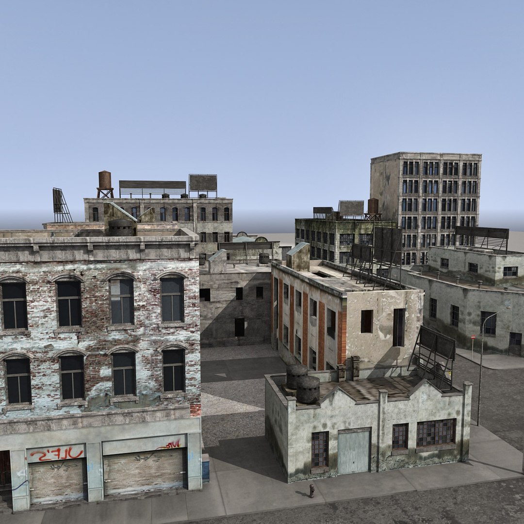3d Model Street City Bronx