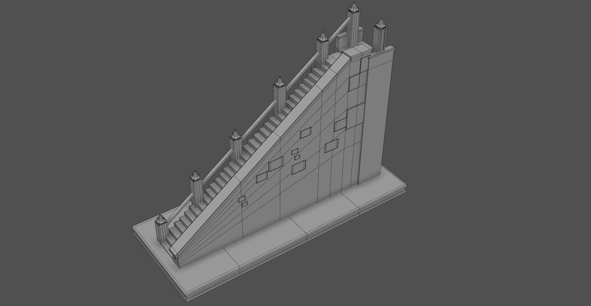 Free 3D Ancient Old Stairs - TurboSquid 2291997