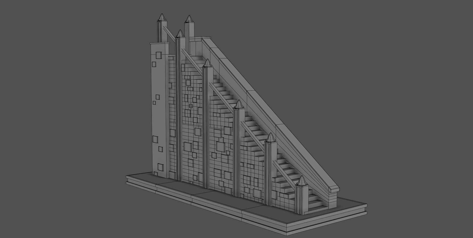 Free 3D Ancient Old Stairs - TurboSquid 2291997