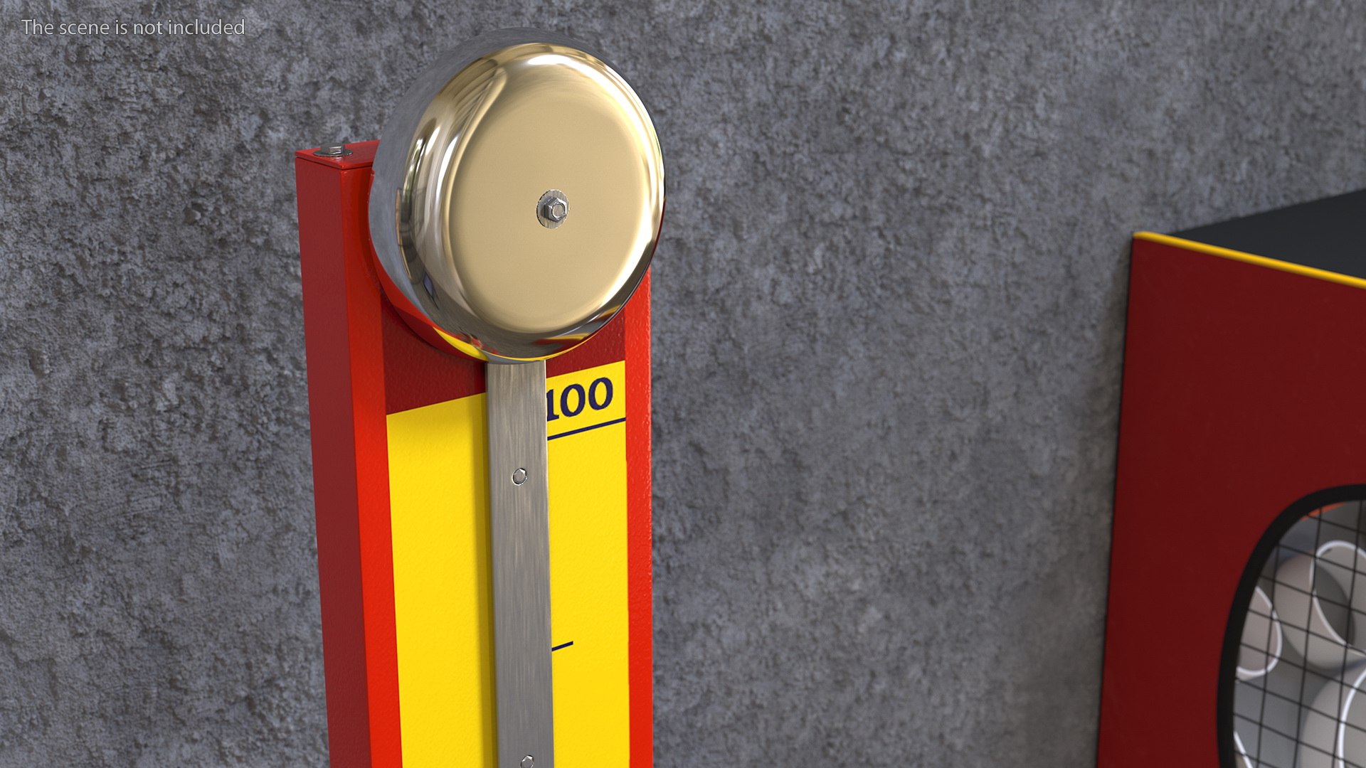 3D Vintage High Striker Machine with Hammer - TurboSquid 1737096