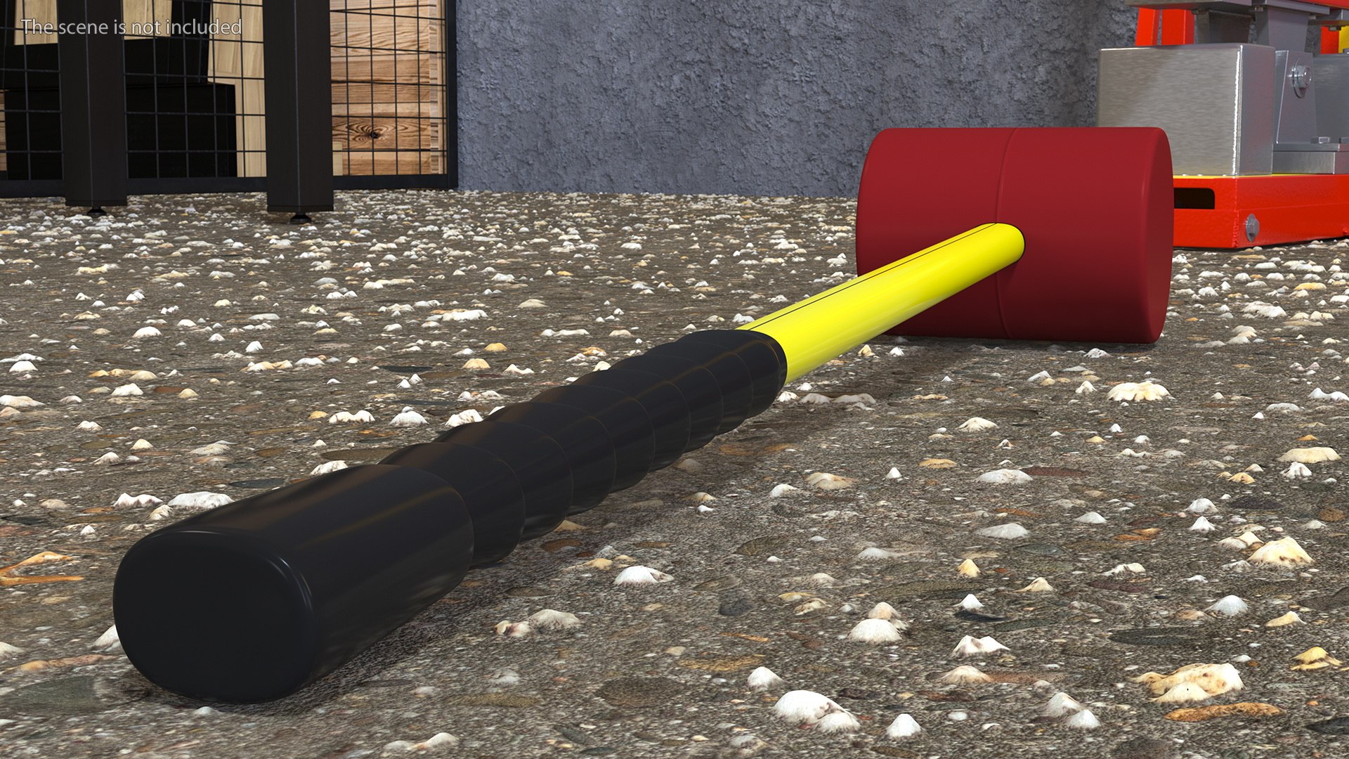 3D Vintage High Striker Machine with Hammer - TurboSquid 1737096