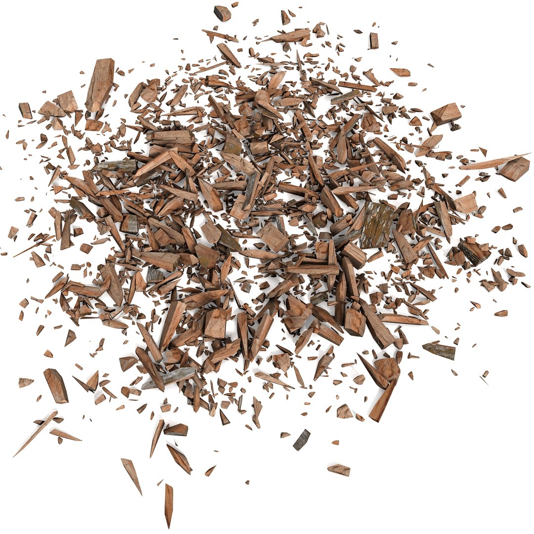 3d Wood Debris Model