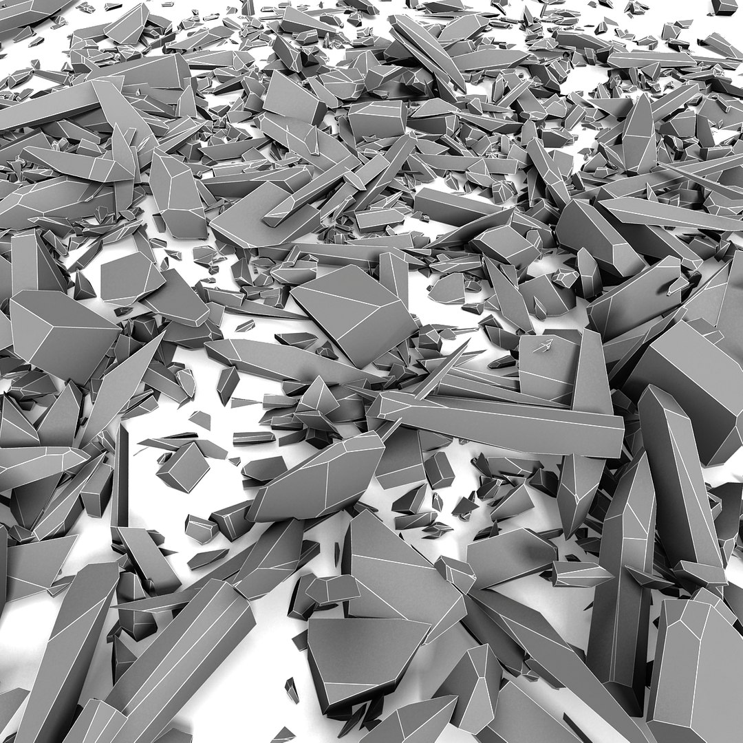 3d Wood Debris Model