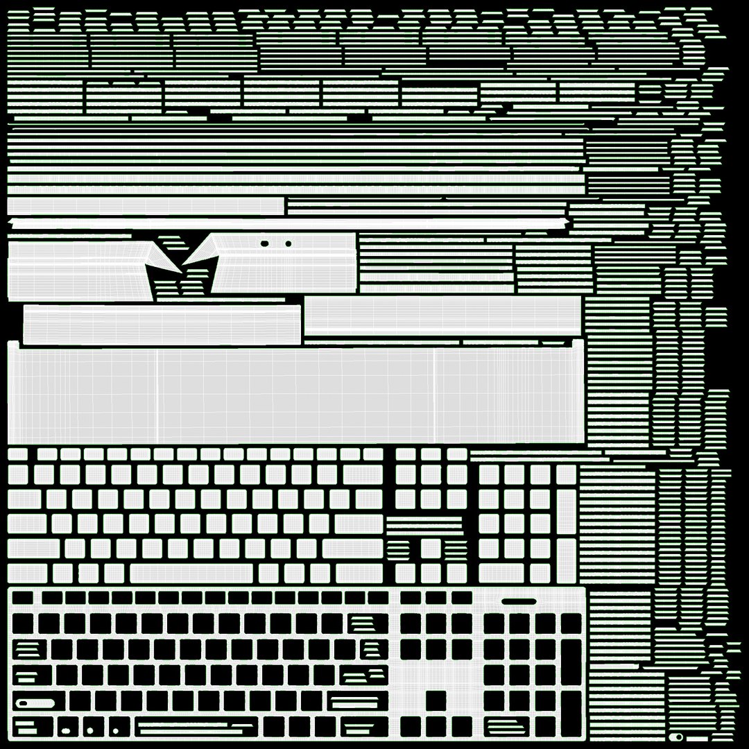 3D Dell KM717 Premier Wireless Keyboard model - TurboSquid 1733772