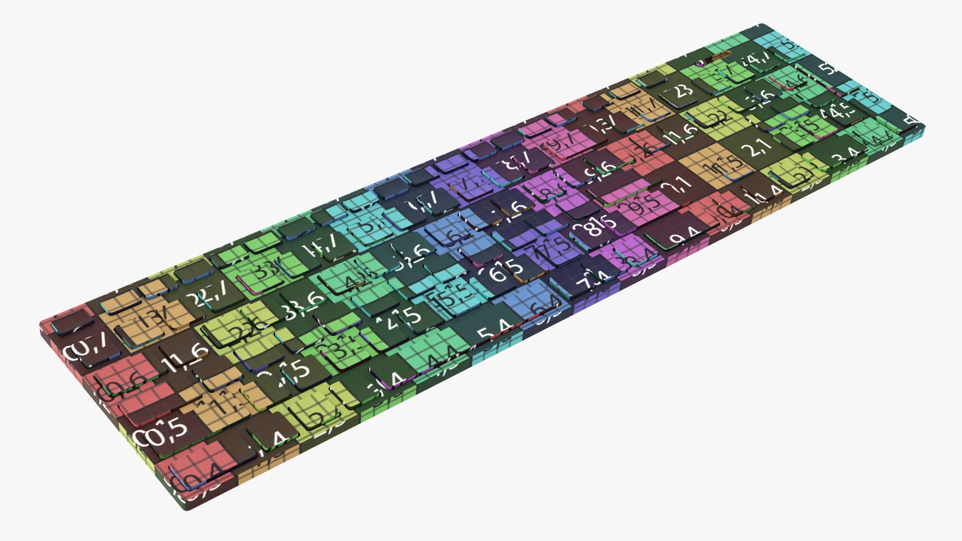 3D Dell KM717 Premier Wireless Keyboard model - TurboSquid 1733772