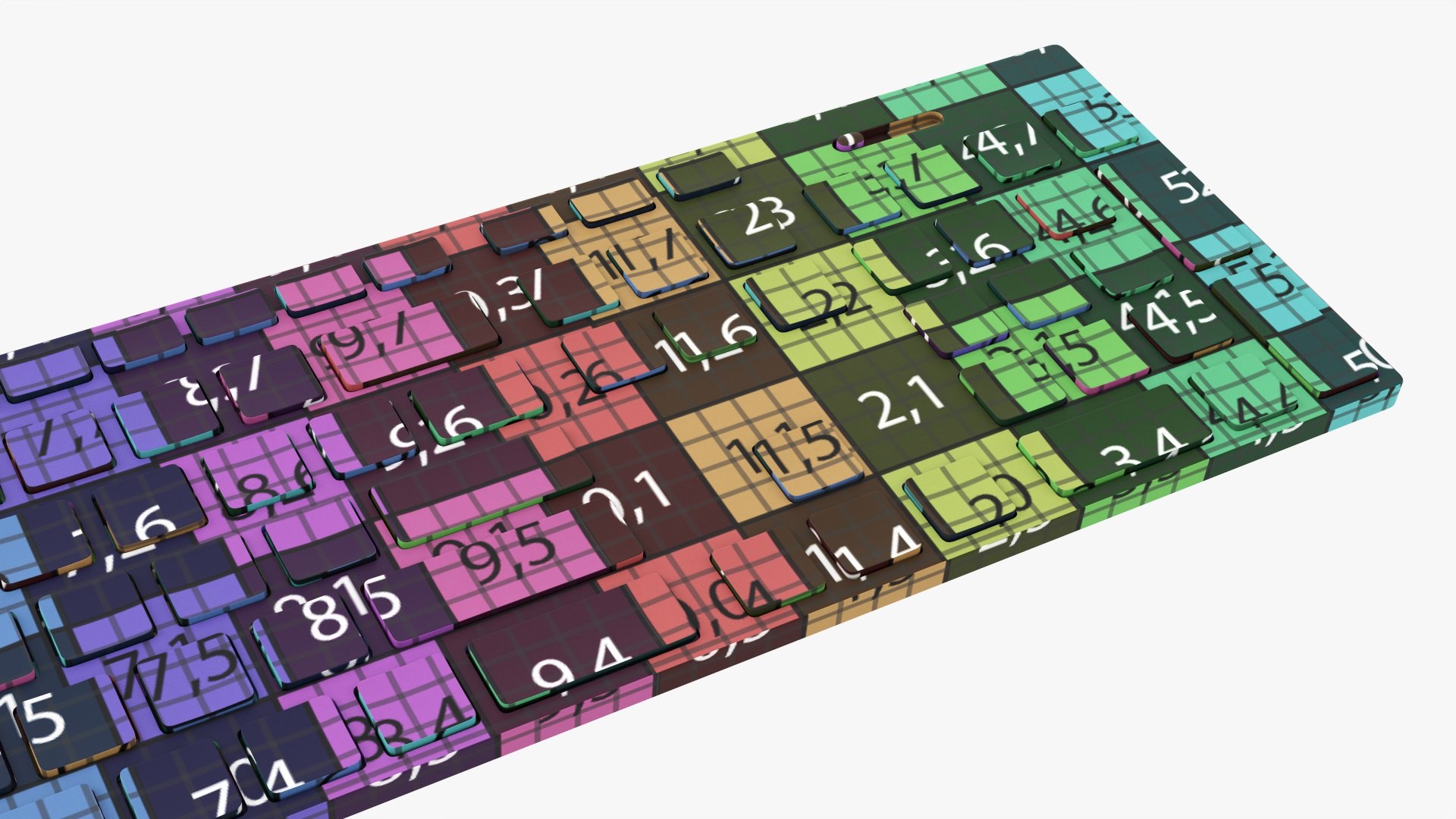 3D Dell KM717 Premier Wireless Keyboard model - TurboSquid 1733772