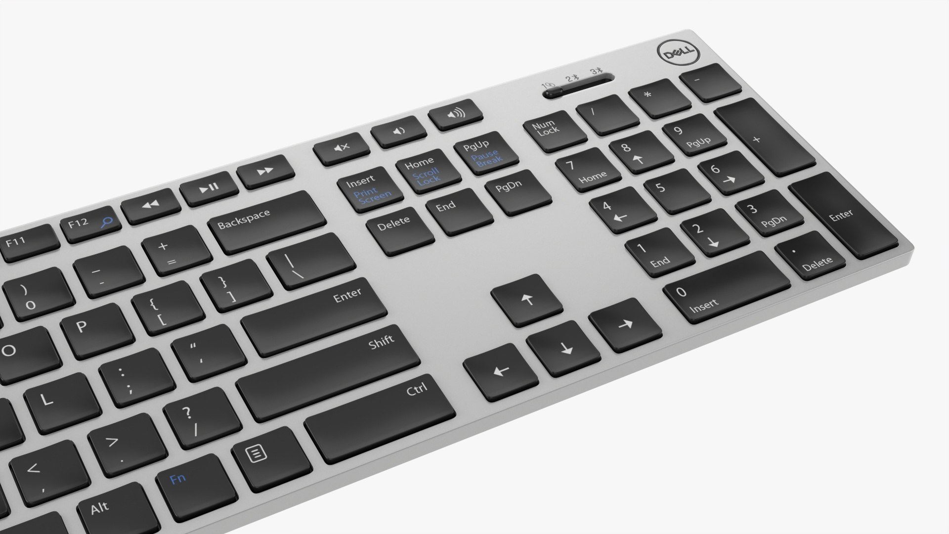 3D Dell KM717 Premier Wireless Keyboard model - TurboSquid 1733772