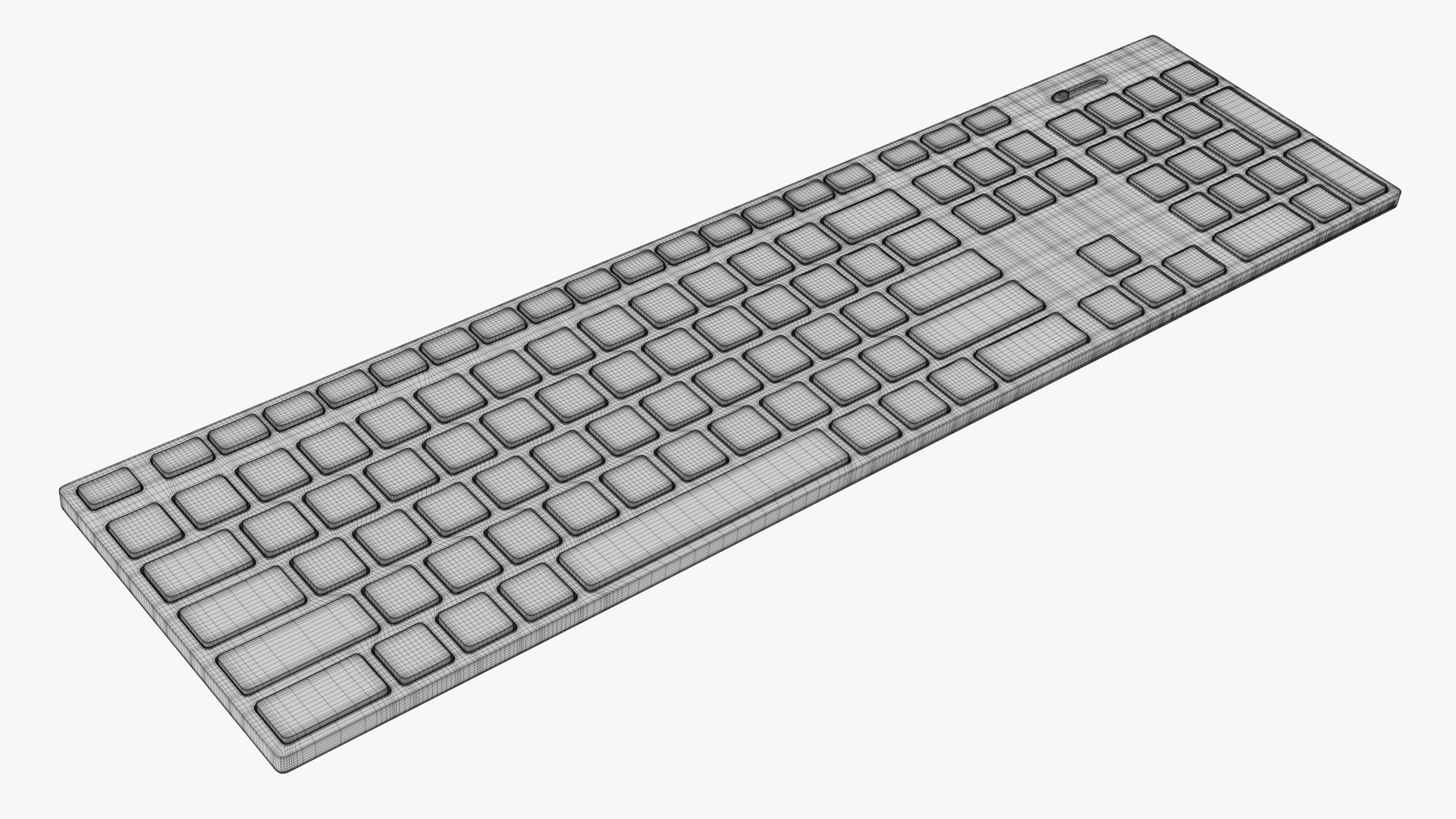 3D Dell KM717 Premier Wireless Keyboard model - TurboSquid 1733772