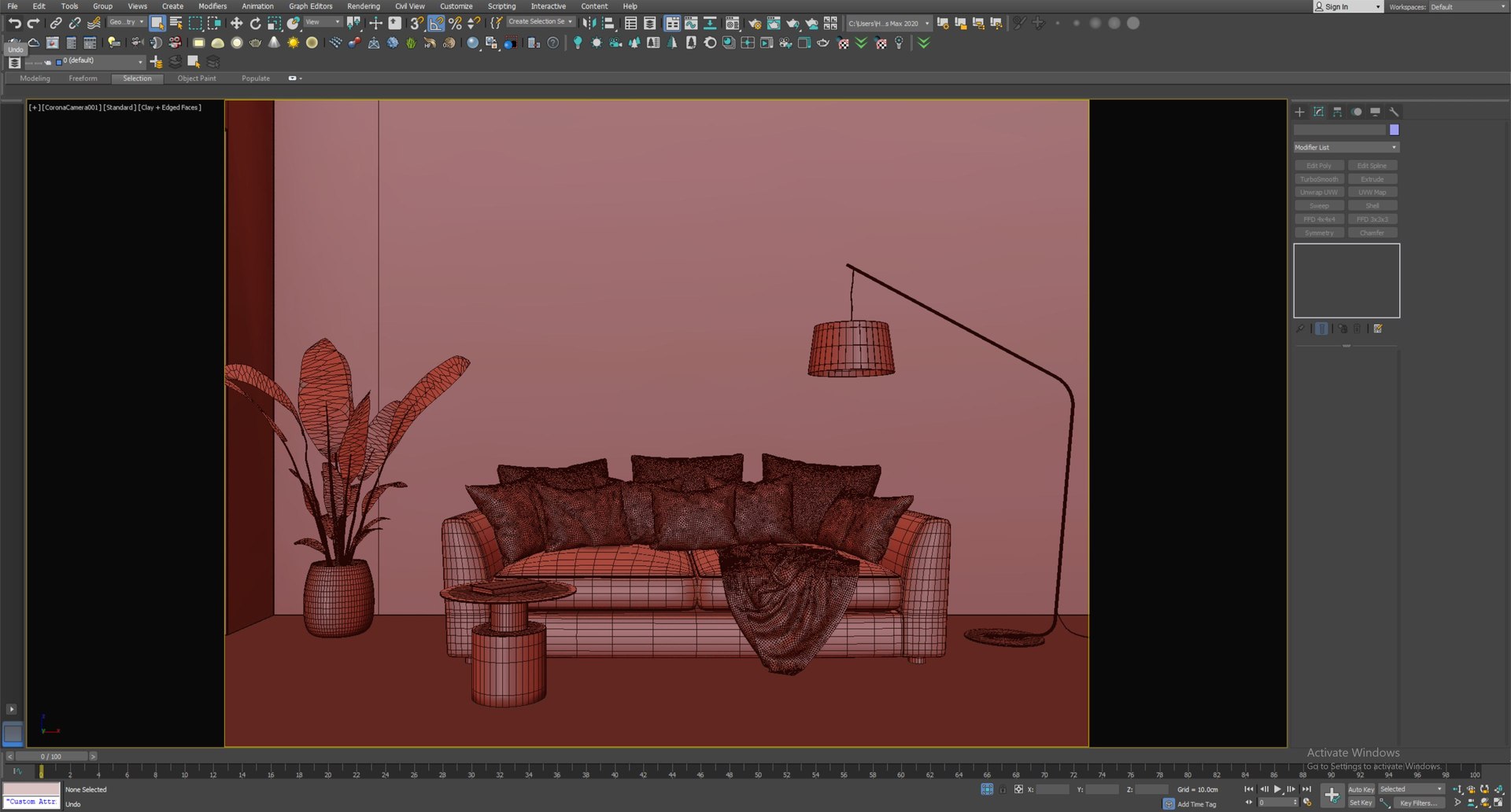 Interior Living Room Scene 45 3D Model - TurboSquid 2294000