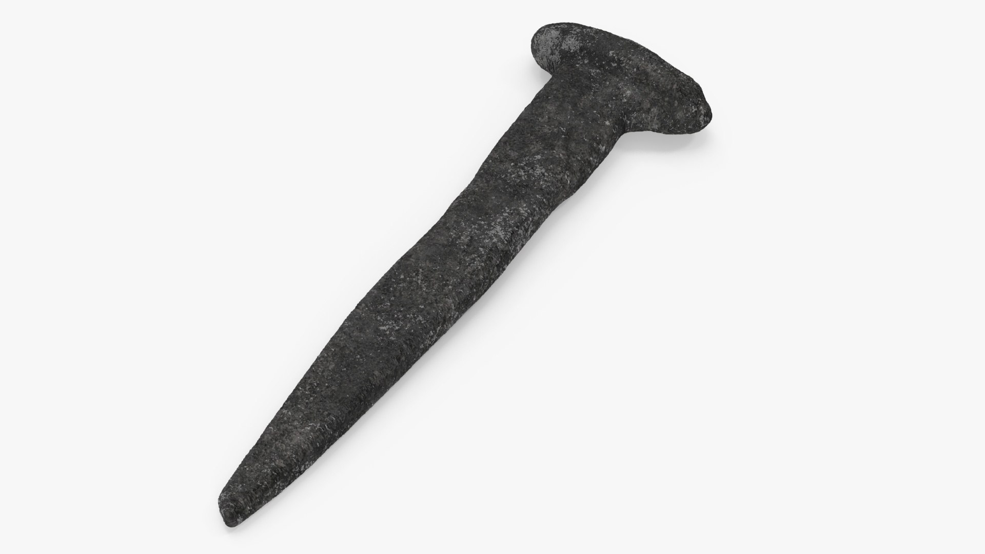 Rustic Hand Forged Nail 3D Model - TurboSquid 2213162