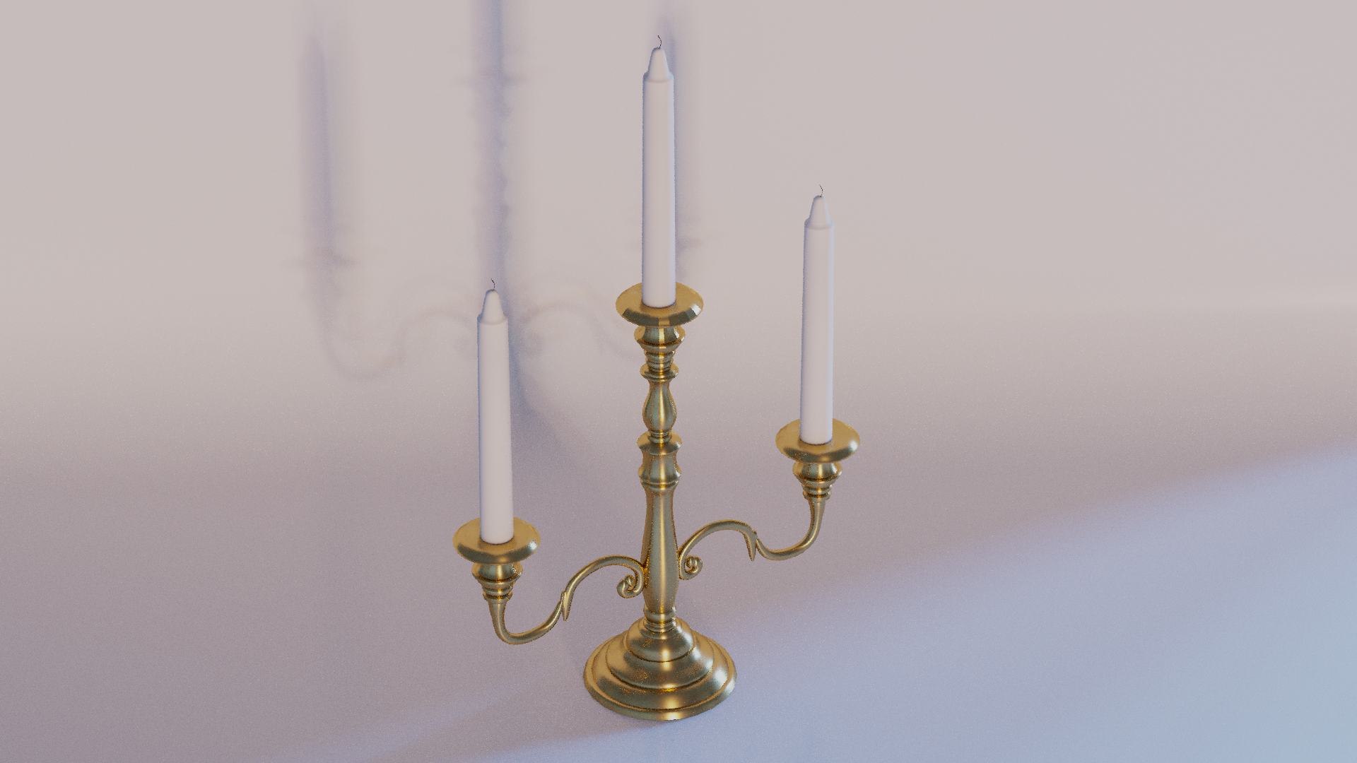 3D Candlestick Modern - TurboSquid 2023907