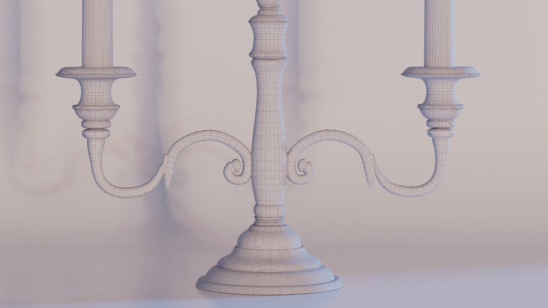 3D Candlestick Modern - TurboSquid 2023907