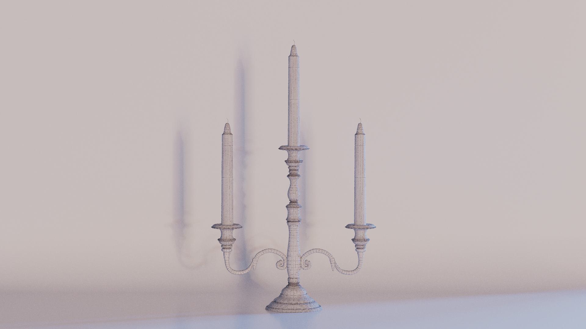 3D Candlestick Modern - TurboSquid 2023907