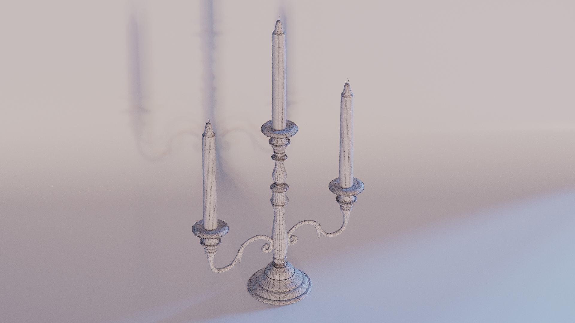 3D Candlestick Modern - TurboSquid 2023907