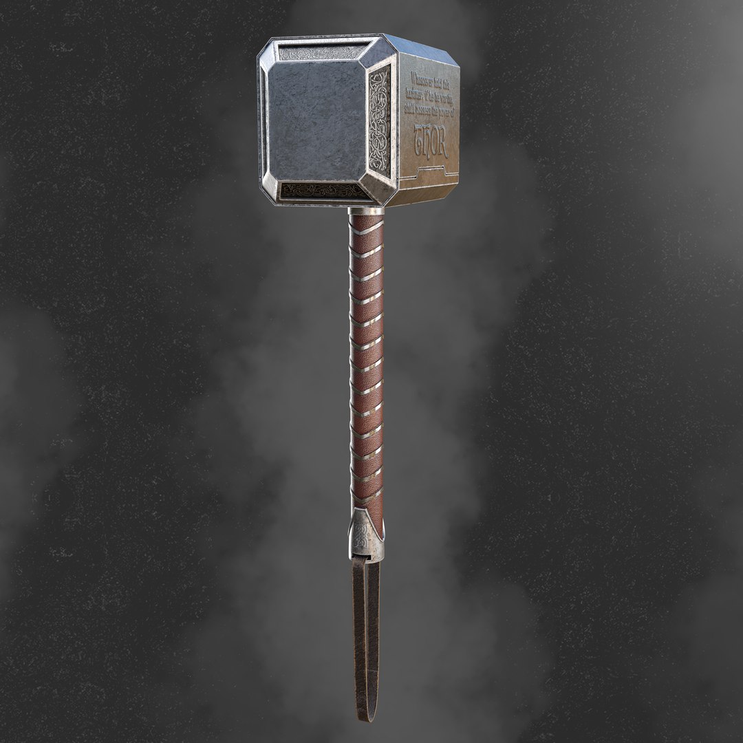 Mjonir Hammer 3D Model - TurboSquid 1856167