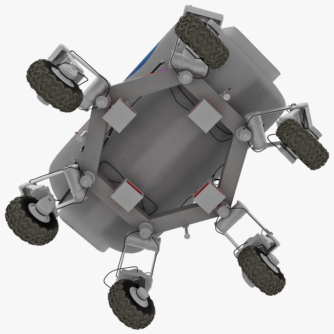 3d max nasa athlete robotic lunar rover
