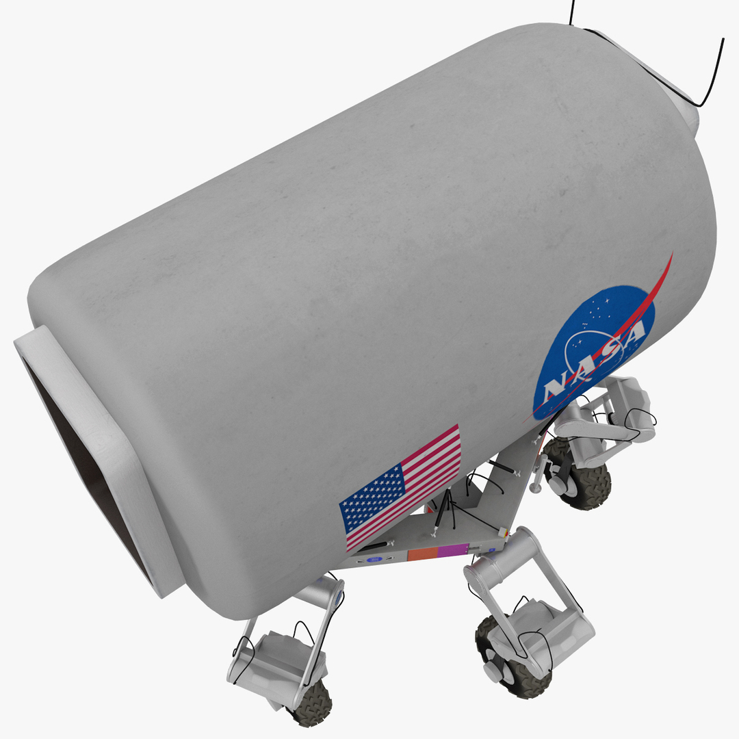 3d max nasa athlete robotic lunar rover