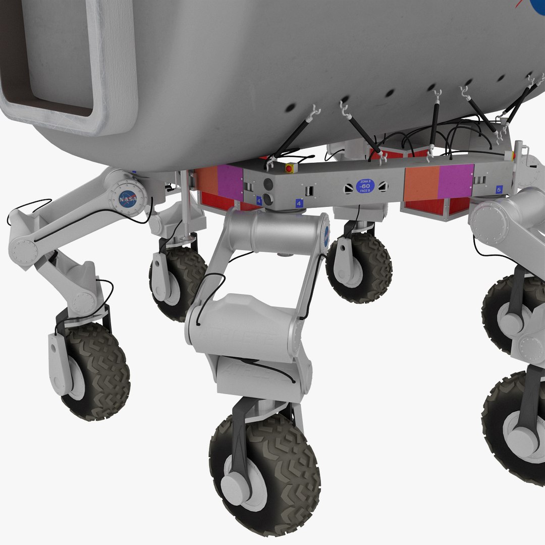 3d Max Nasa Athlete Robotic Lunar Rover