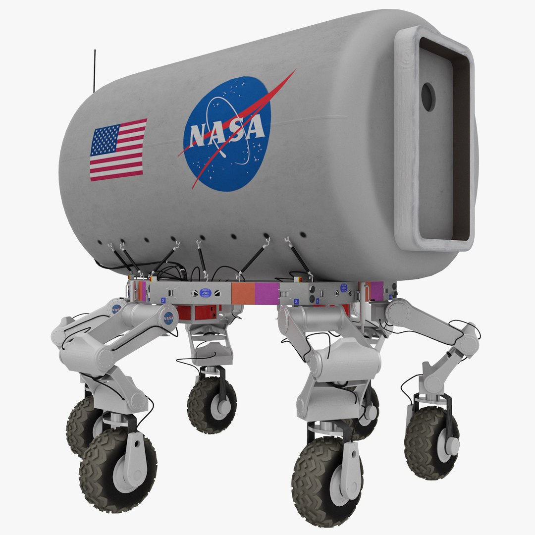 3d max nasa athlete robotic lunar rover