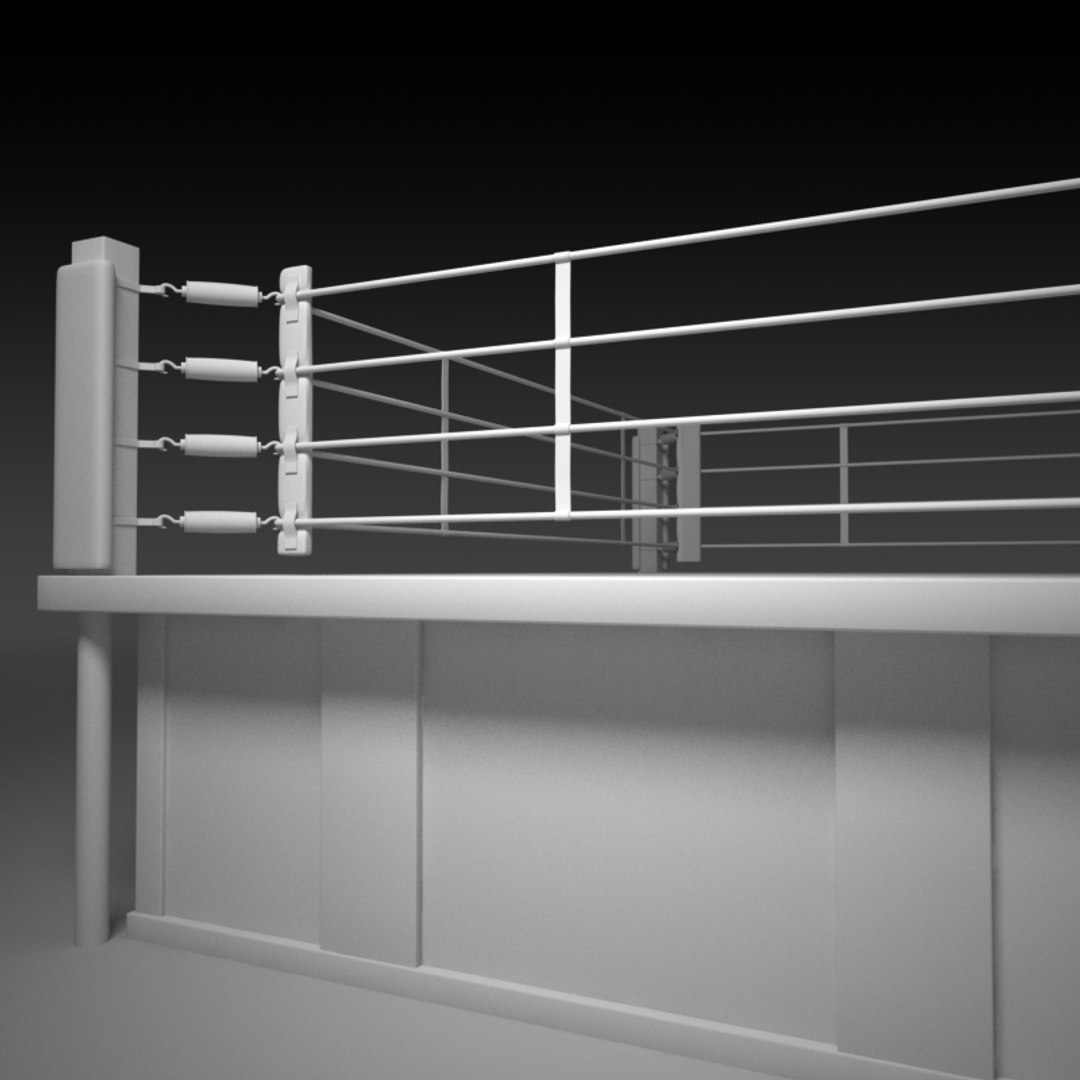 Boxing Ring Wrestling 3d Model