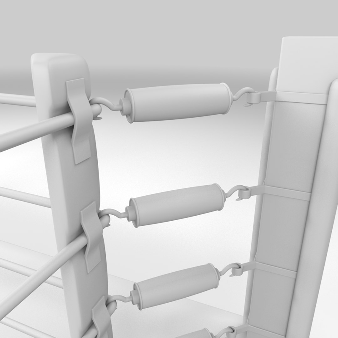 Boxing Ring Wrestling 3d Model