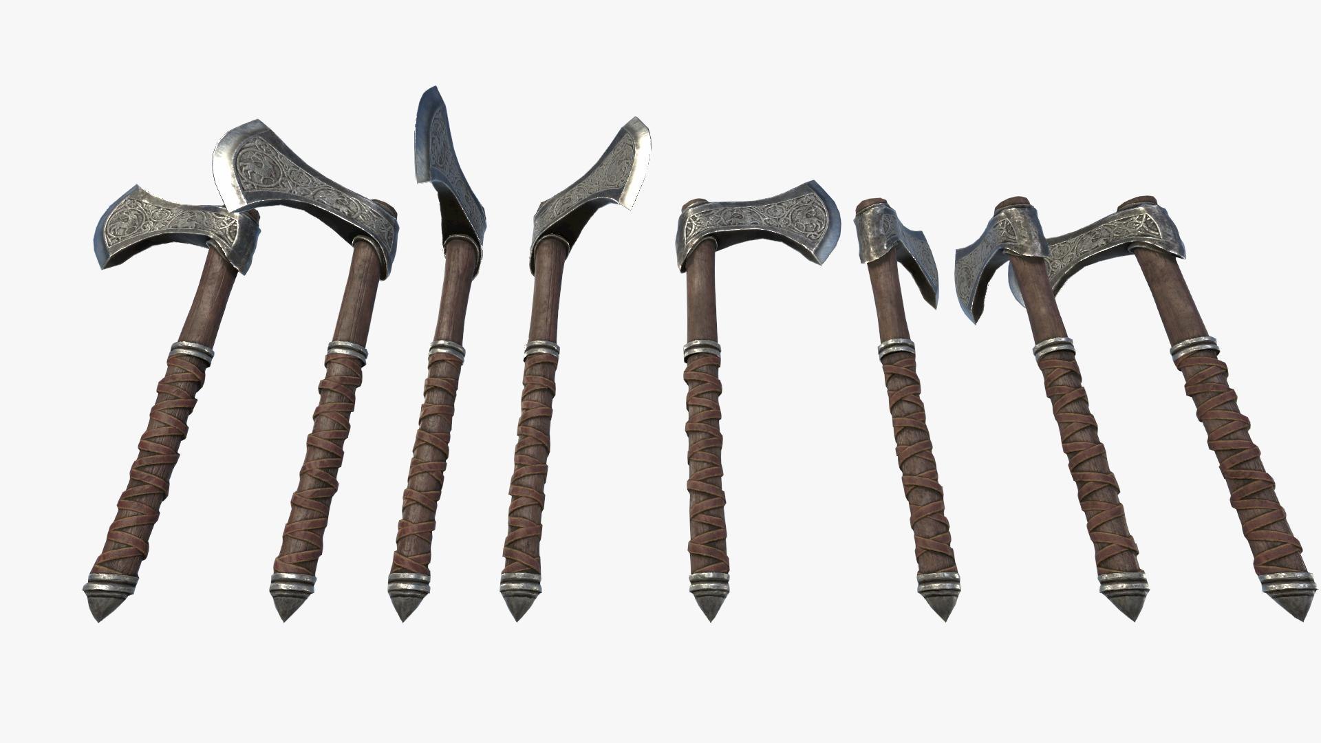 Fantasy Axe RPG Francisca Francesca Axe Throwing Broadaxe Broad Bearded ...