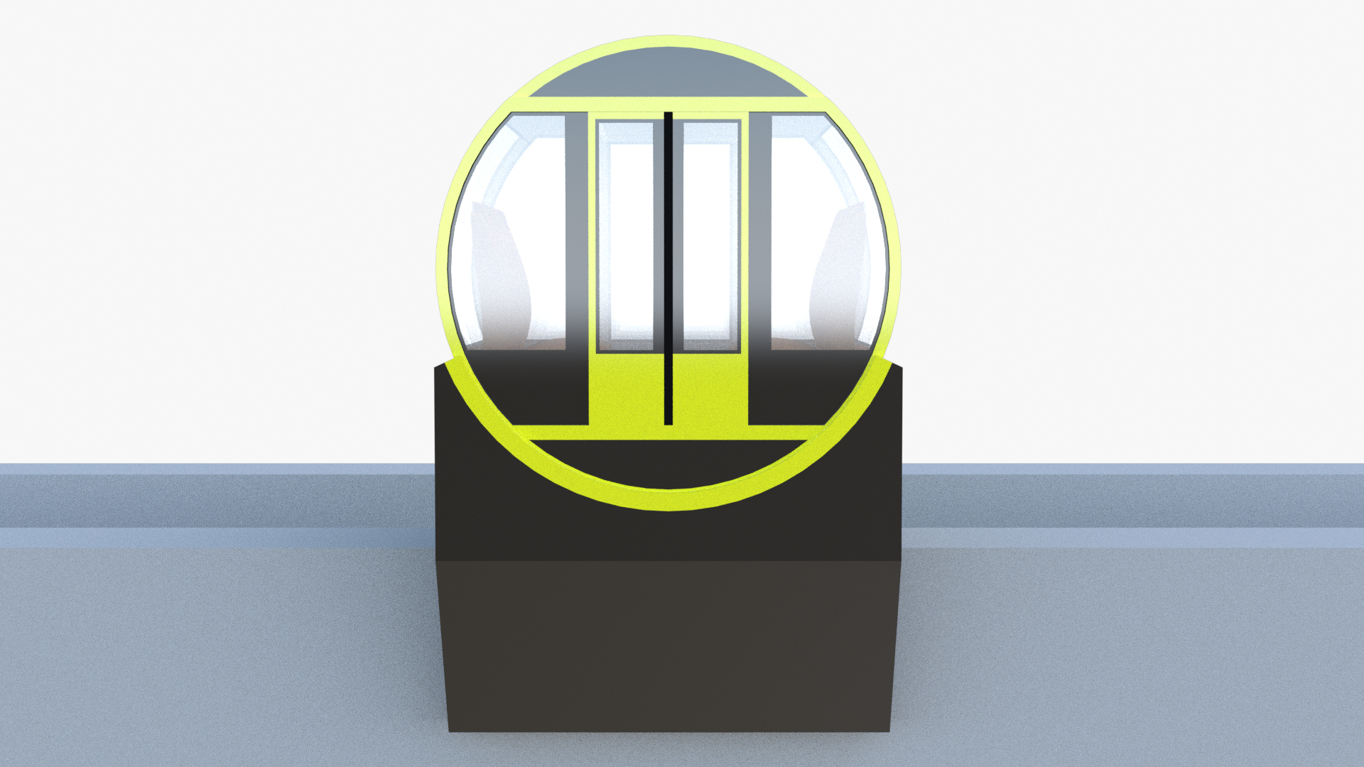 3D Monorail Train Pod Model - TurboSquid 1786239