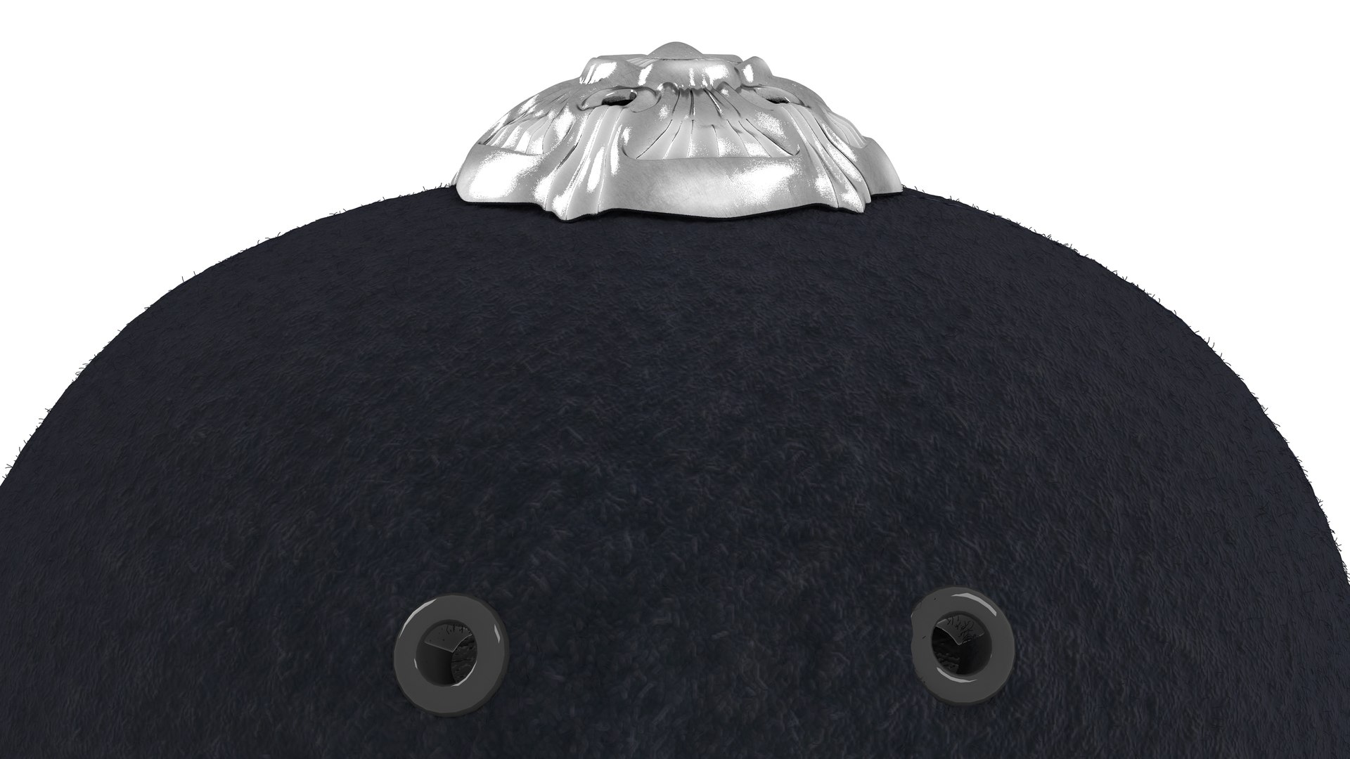 3D British Bobby Helmet Fur - TurboSquid 2215057