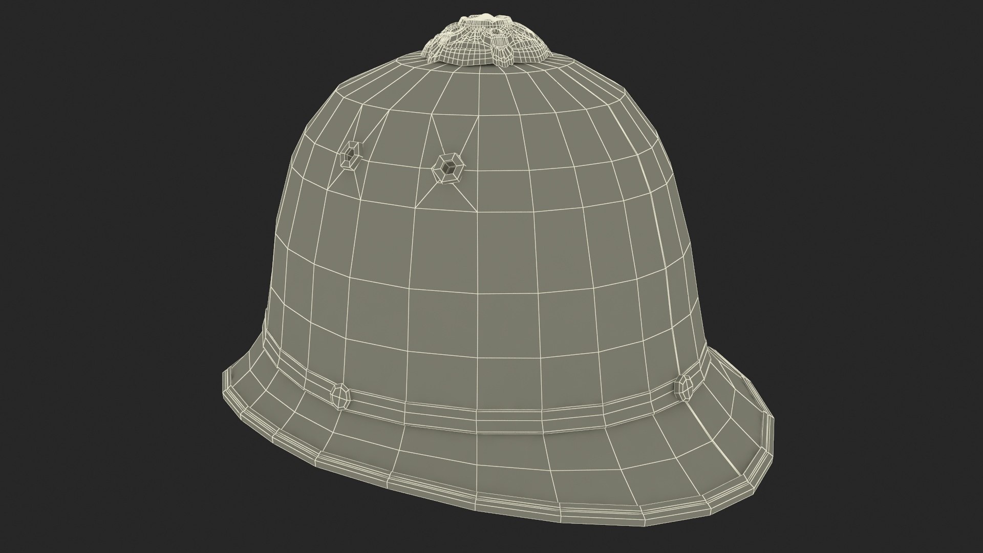 3D British Bobby Helmet Fur - TurboSquid 2215057