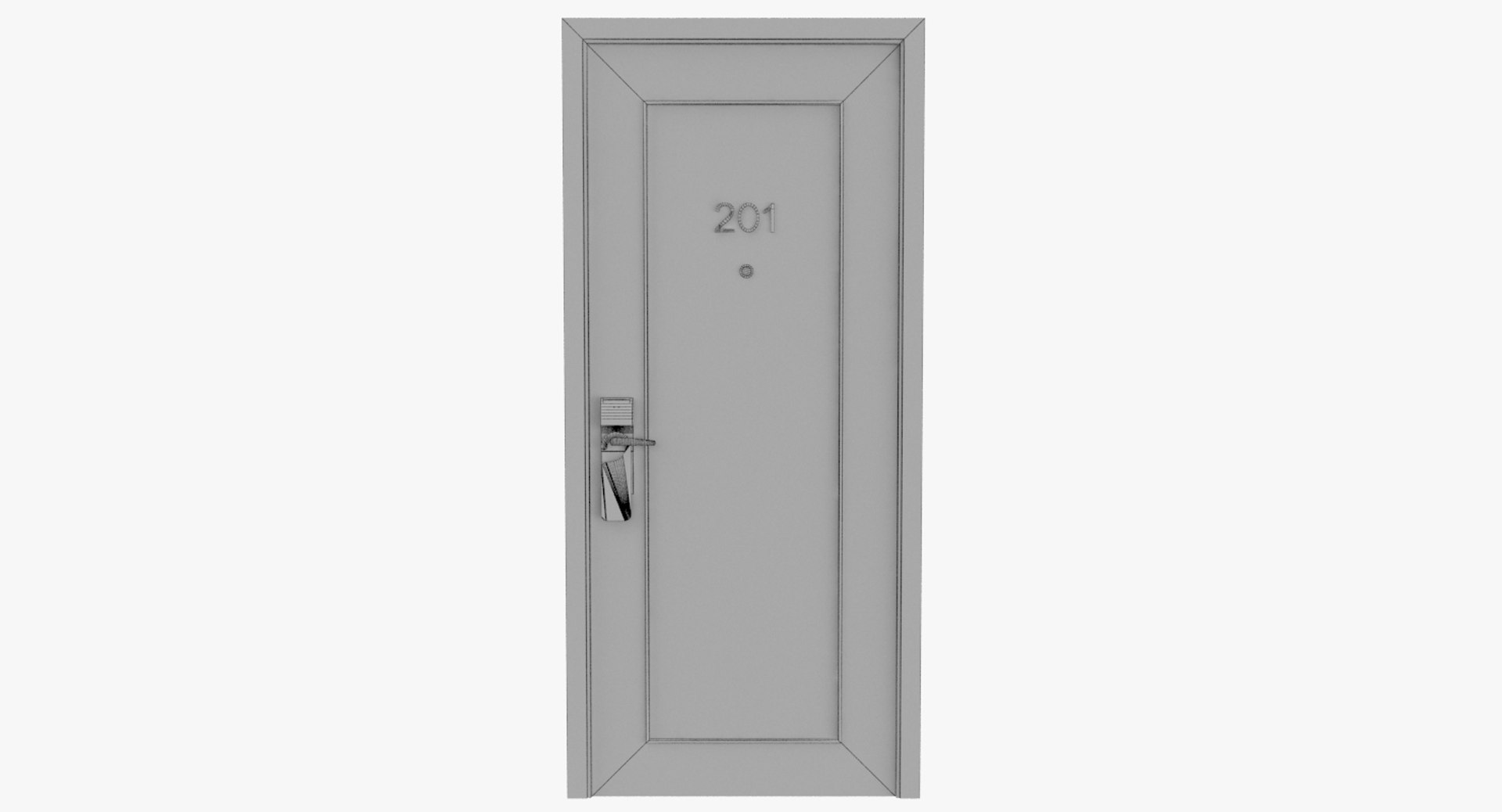 3D Hotel Door Handle - TurboSquid 1313436