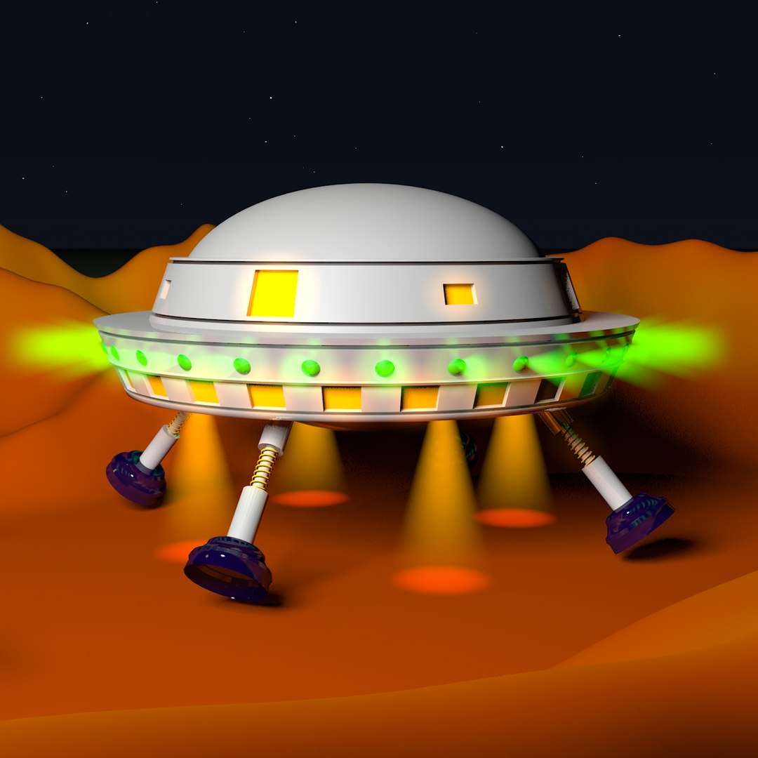 3D Space Ship Model - TurboSquid 1936355