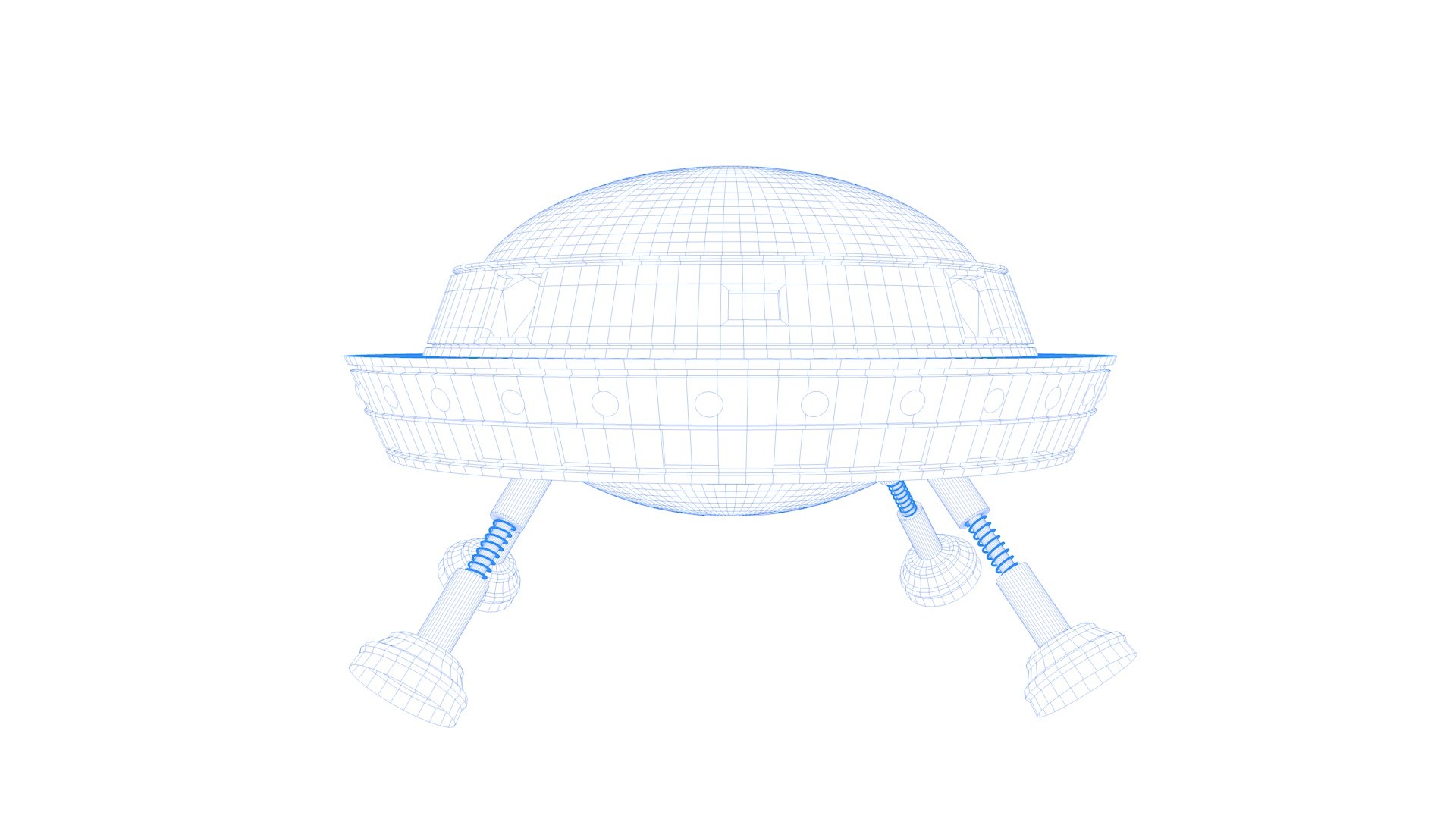3D Space Ship Model - TurboSquid 1936355