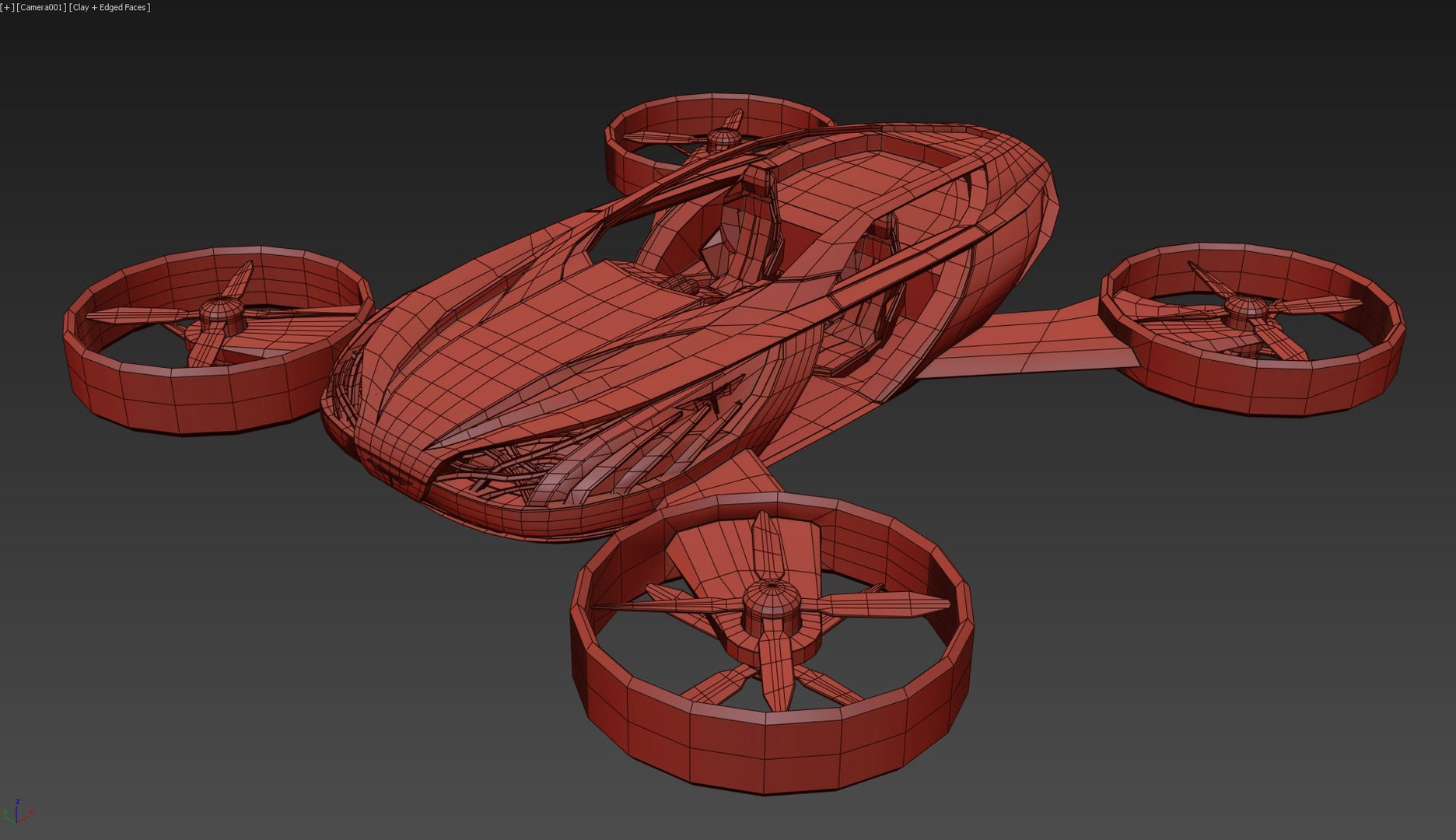 3D Car Copter - TurboSquid 1304211