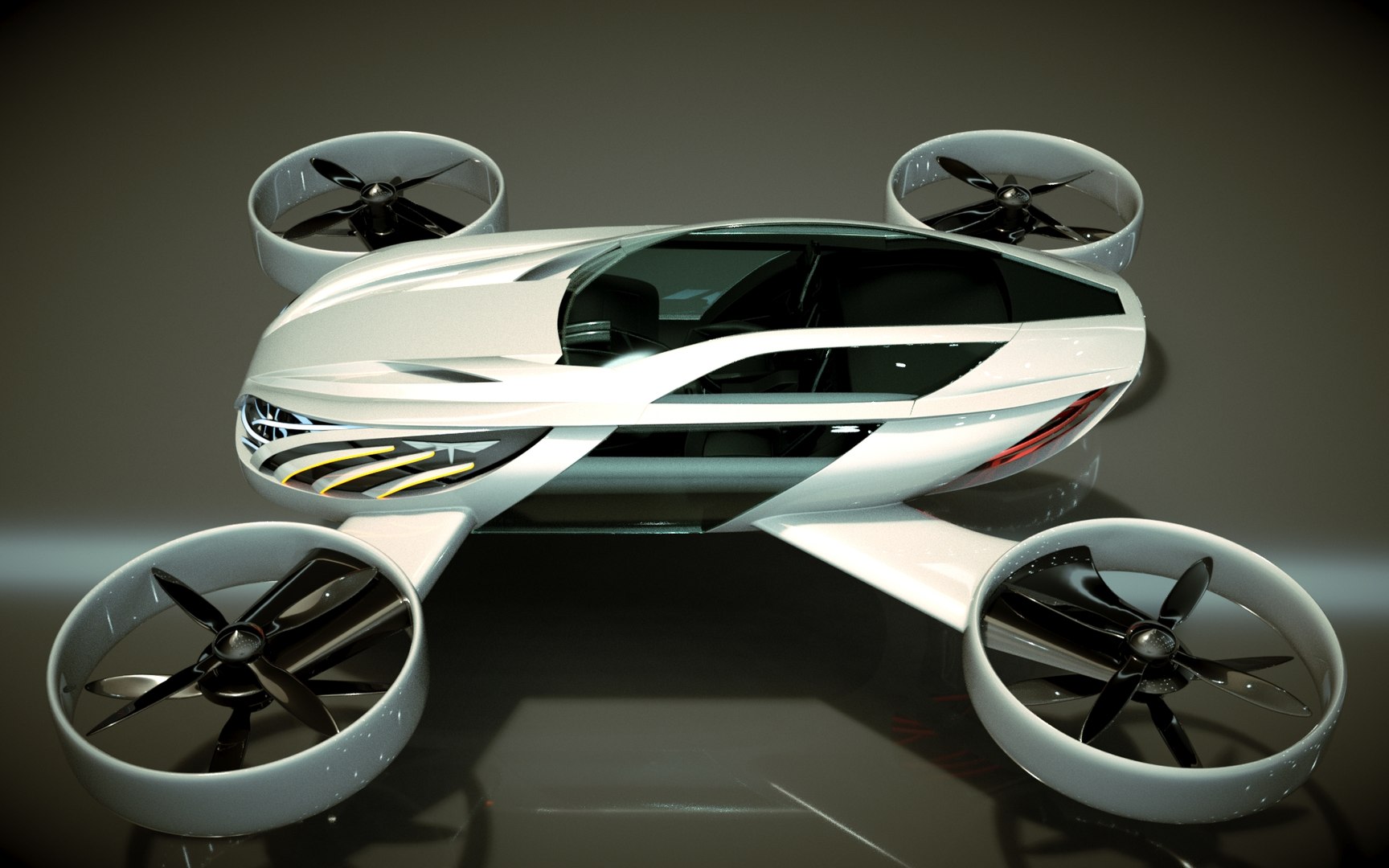 3D Car Copter - TurboSquid 1304211