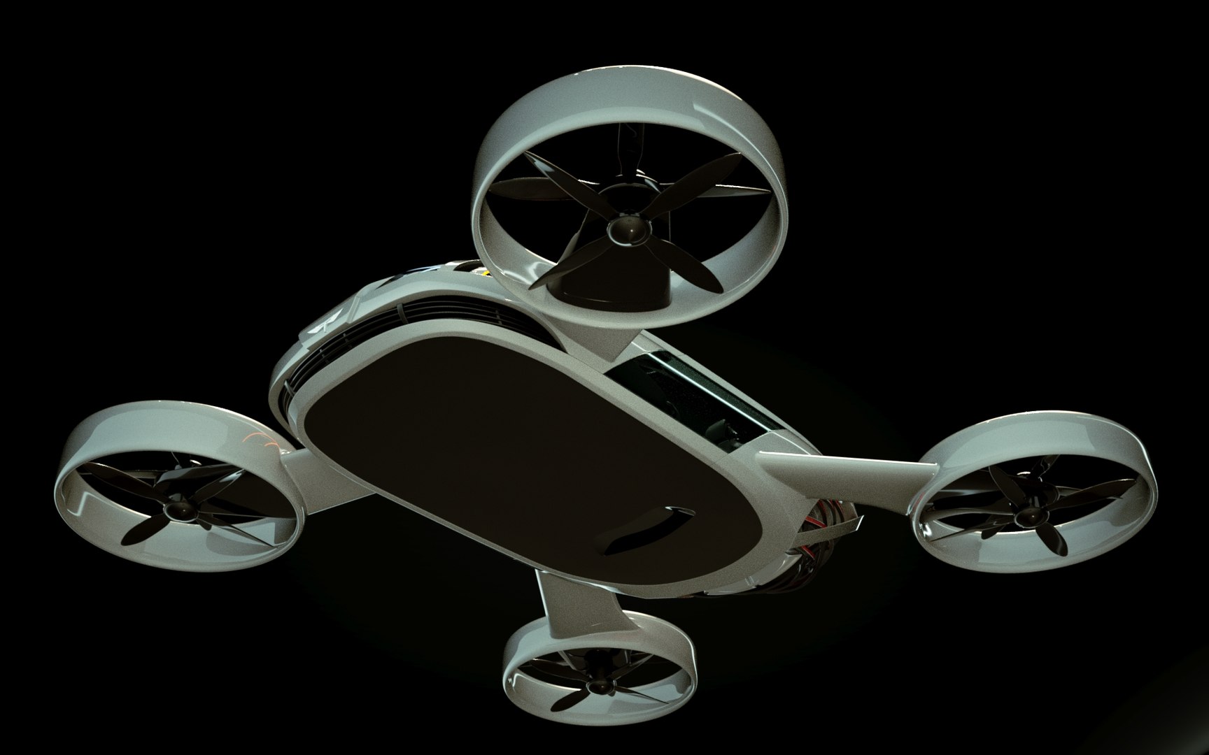 3D Car Copter - TurboSquid 1304211