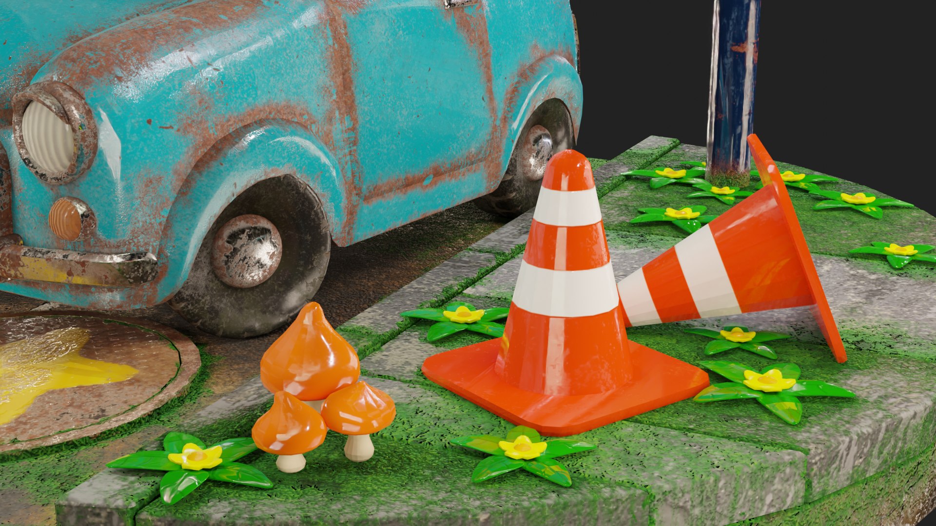 3D Kirby Car - TurboSquid 1981596