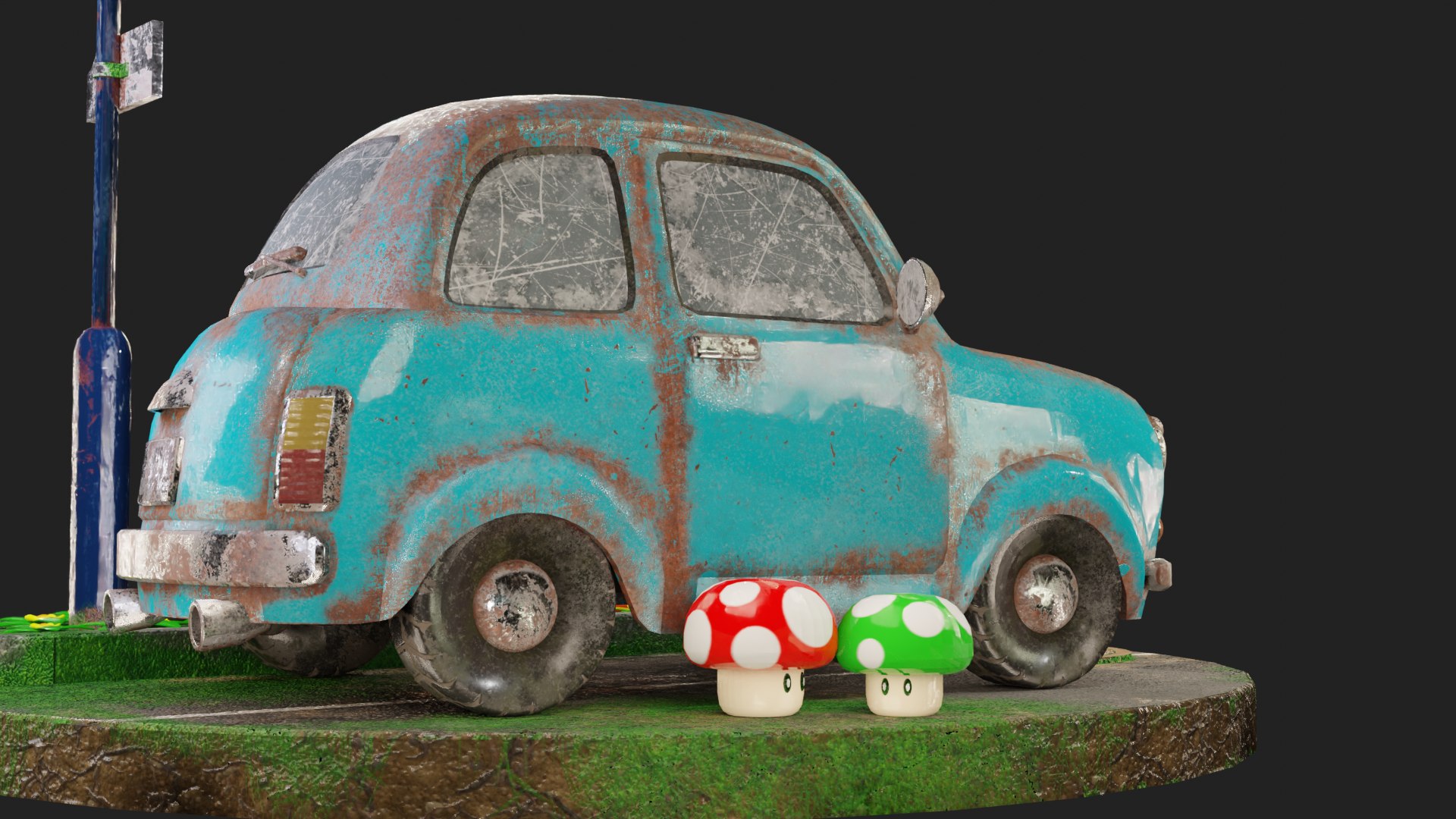 3D Kirby Car - TurboSquid 1981596